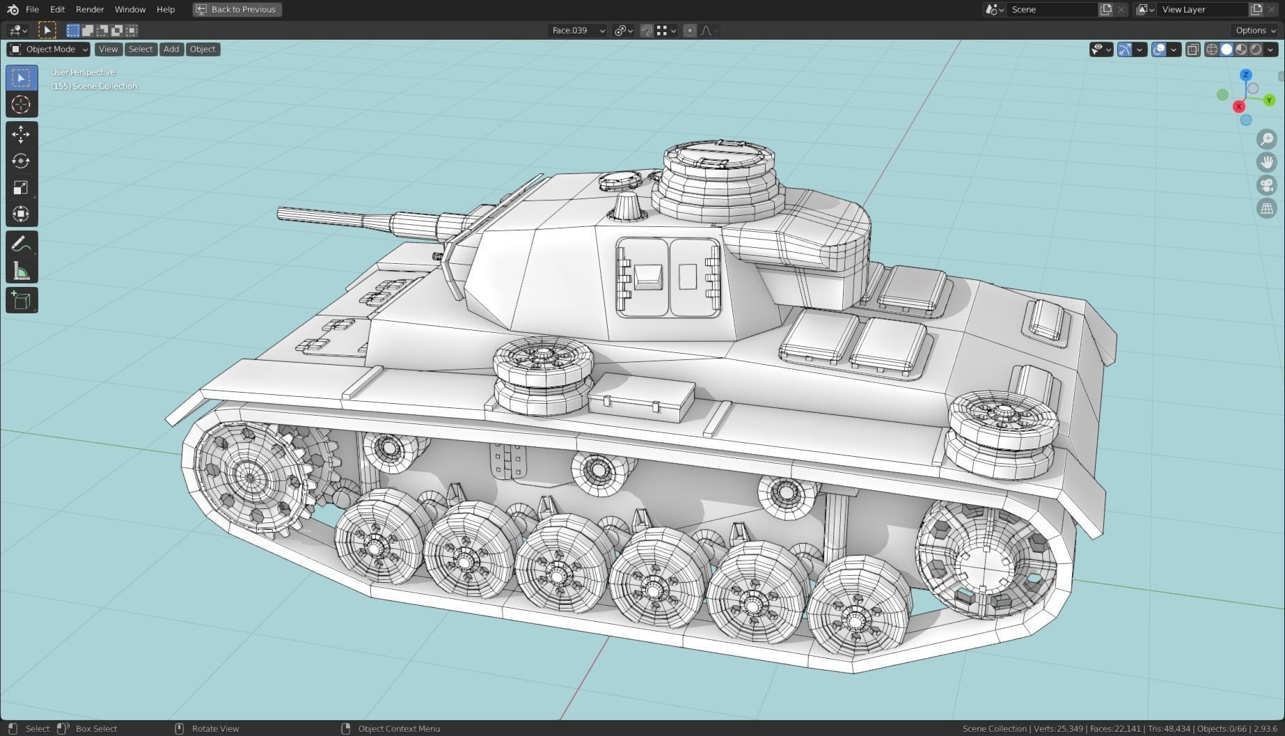 3D model Panzerkampfwagen III Tank Base Mesh VR / AR / low-poly | CGTrader