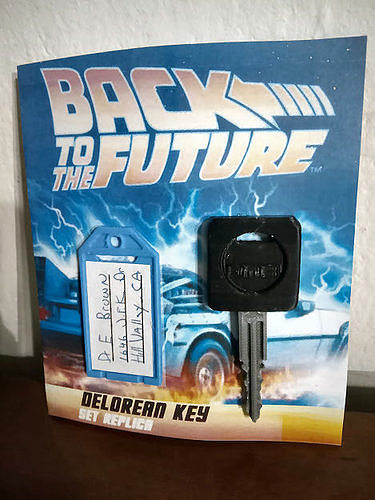 LLAVE DELOREAN KEY BACK TO THE FUTURE 3D model 3D printable | CGTrader