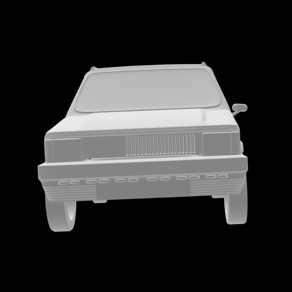 Fiat Panda 1st Gen 3D model 3D printable | CGTrader