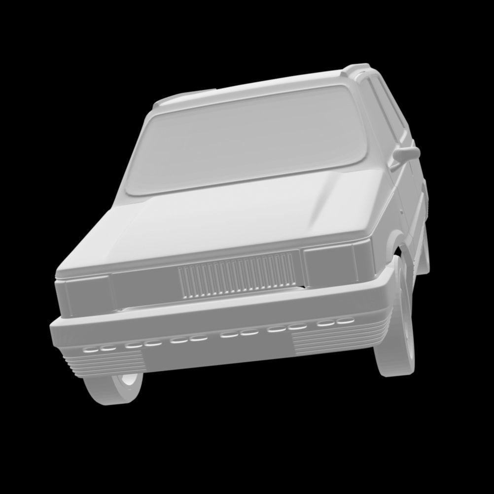Fiat Panda 1st Gen 3D model 3D printable | CGTrader