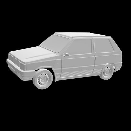 Fiat Panda 1st Gen 3D model 3D printable | CGTrader