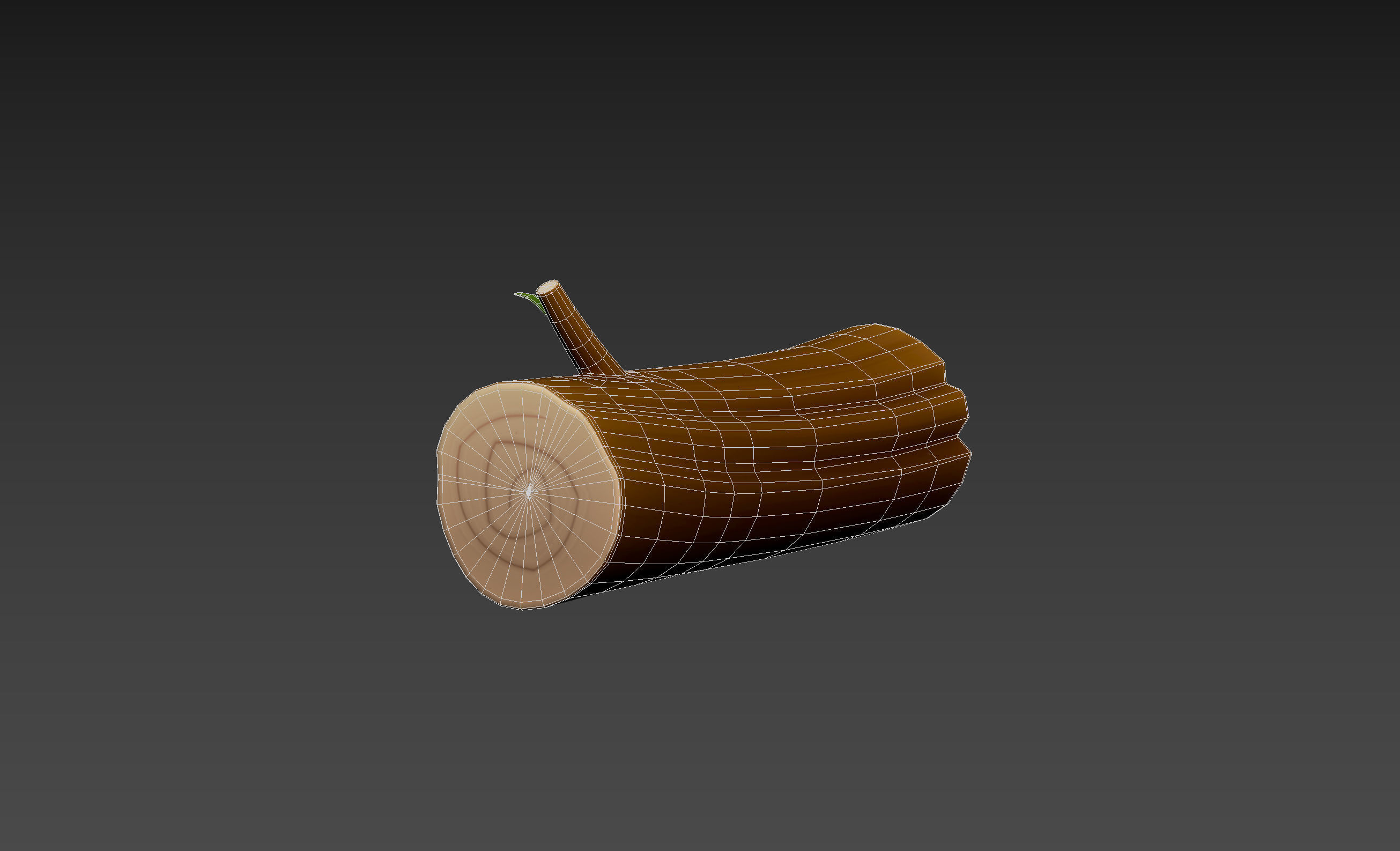 3D model Low Poly Log 001 VR / AR / low-poly | CGTrader