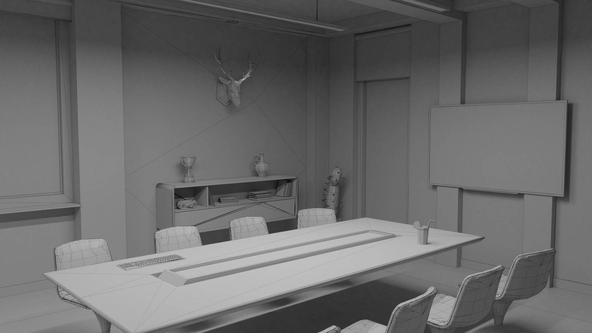 3D model Metaverse Workroom VR / AR / low-poly | CGTrader