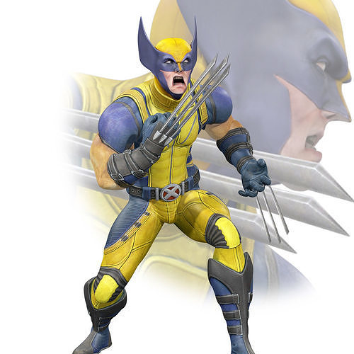 Wolverine Rig 3D model rigged | CGTrader