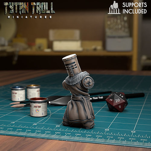 Black Knight Stumps - Pre-Supported 3D model 3D printable | CGTrader