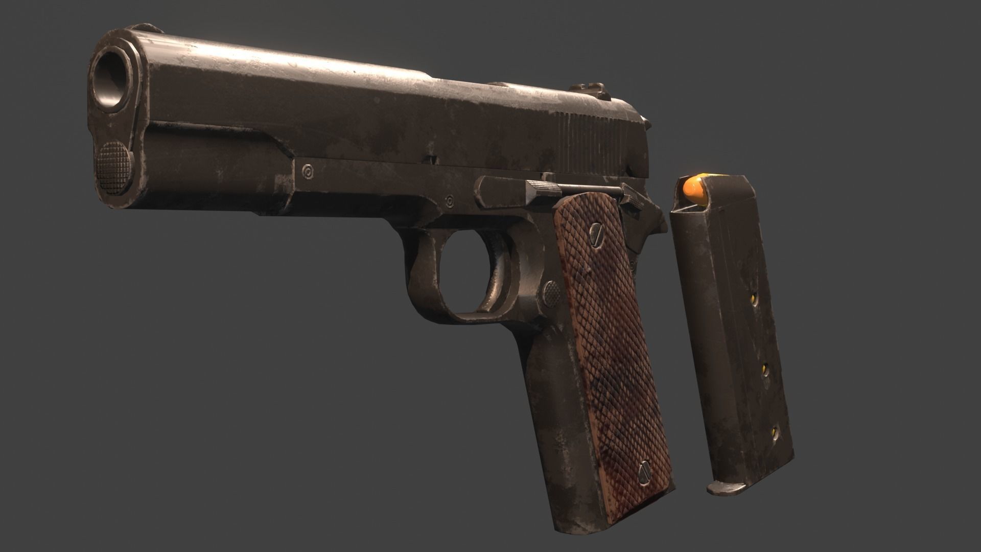 3D model M1911 Pistol VR / AR / low-poly | CGTrader