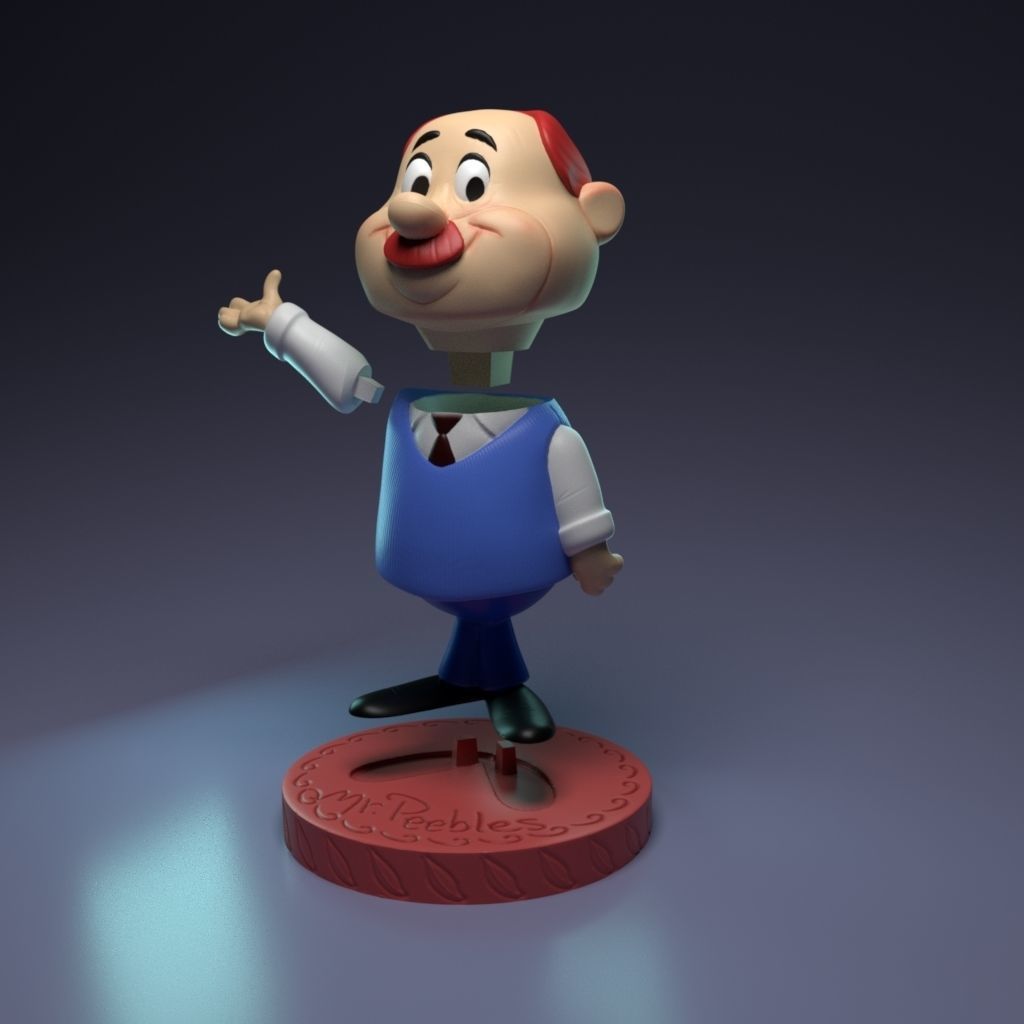 Mr Peebles 3D model 3D printable | CGTrader