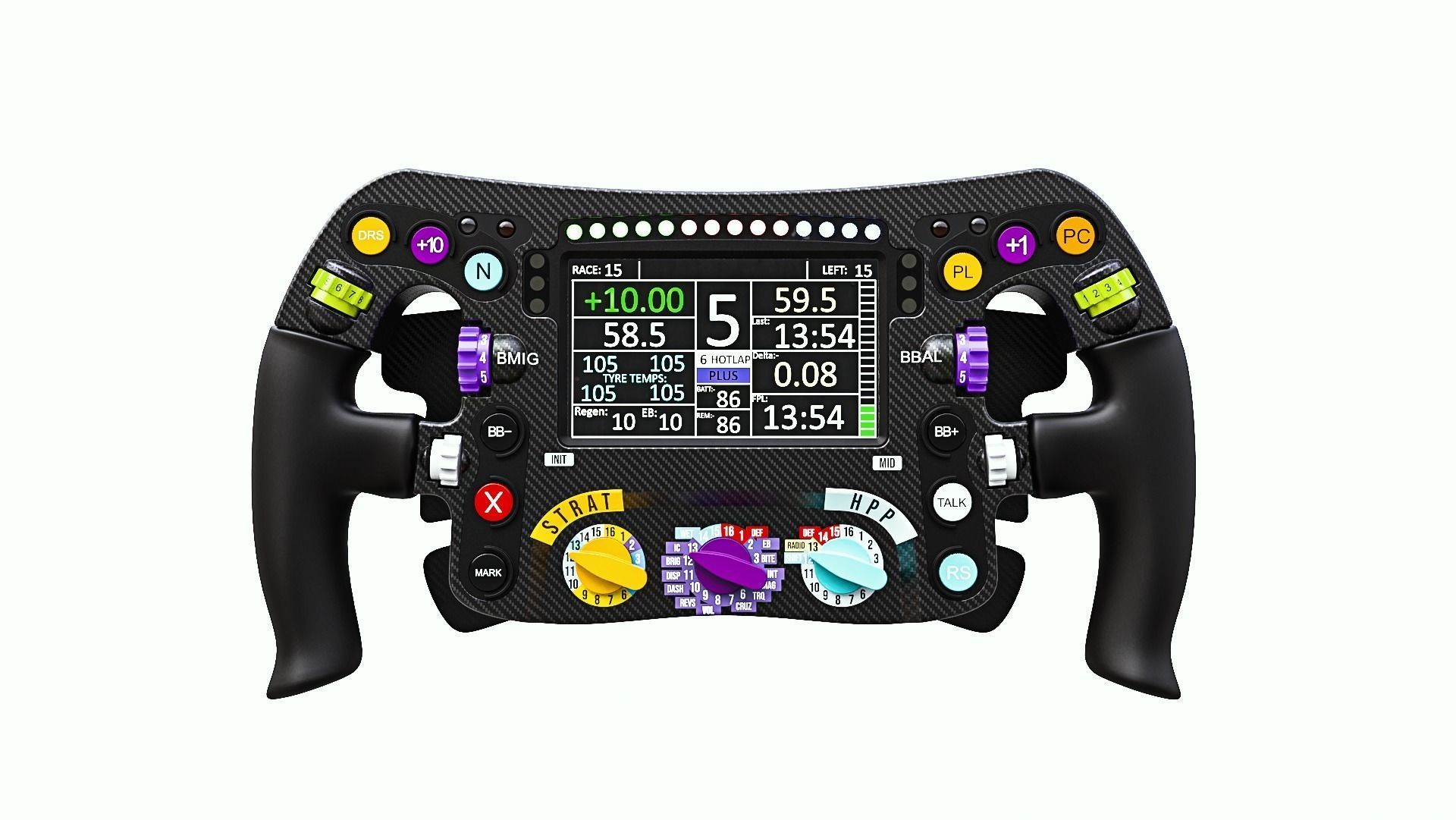 Mercedes F1 Steering Wheel 3D model | CGTrader