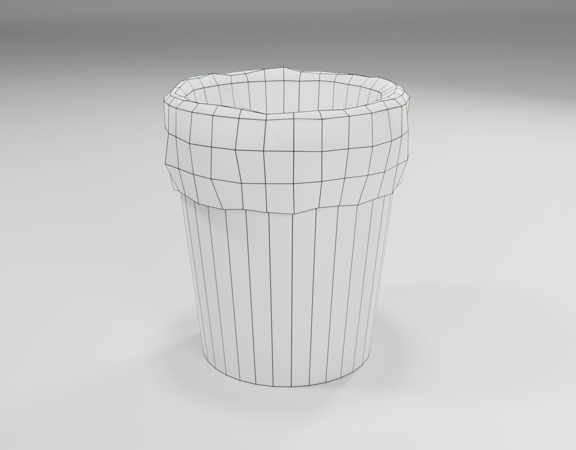 3D model Trash Bin with black Bag VR / AR / low-poly | CGTrader