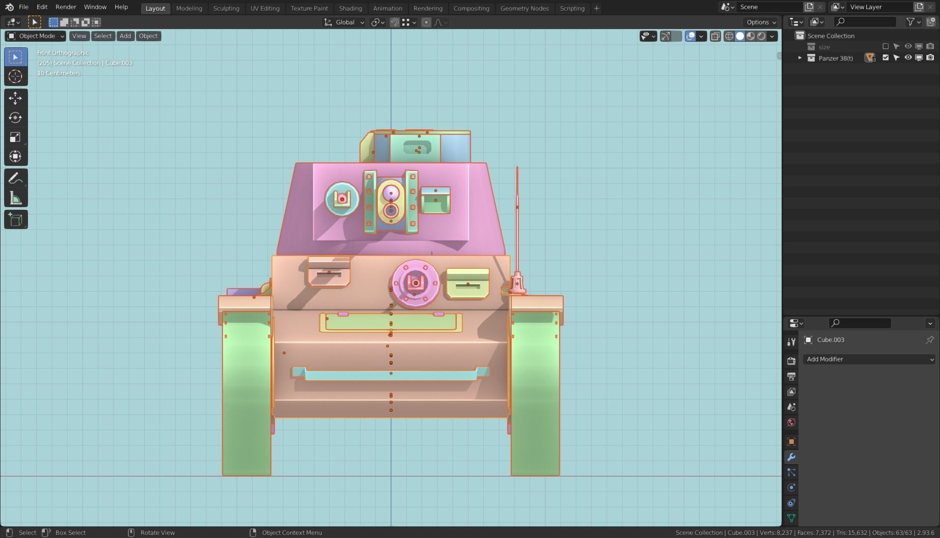 3D model Panzerkampfwagen 38t Tank Base Mesh VR / AR / low-poly | CGTrader