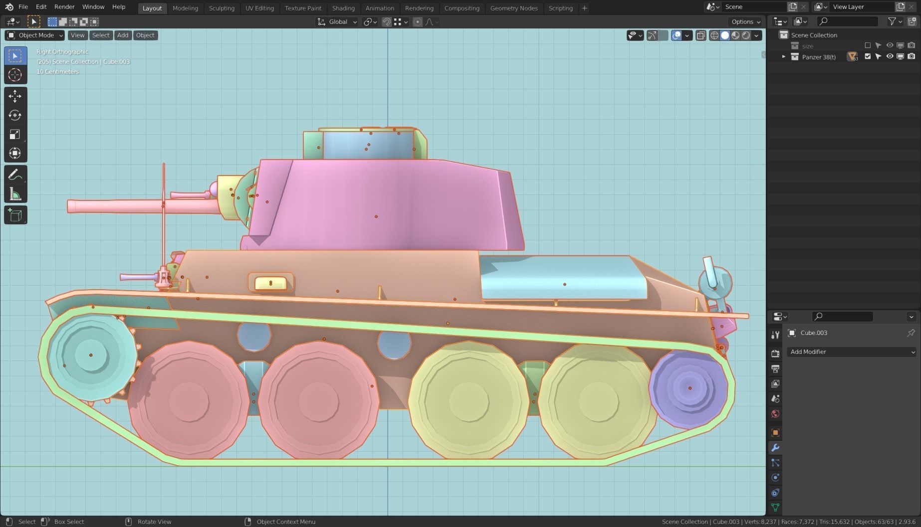 3D model Panzerkampfwagen 38t Tank Base Mesh VR / AR / low-poly | CGTrader