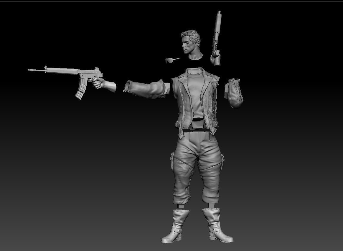 Terminator 1984 3D model 3D printable | CGTrader