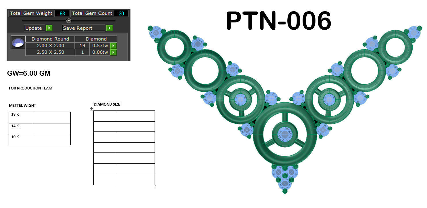 Neckless Design 3D model 3D printable | CGTrader