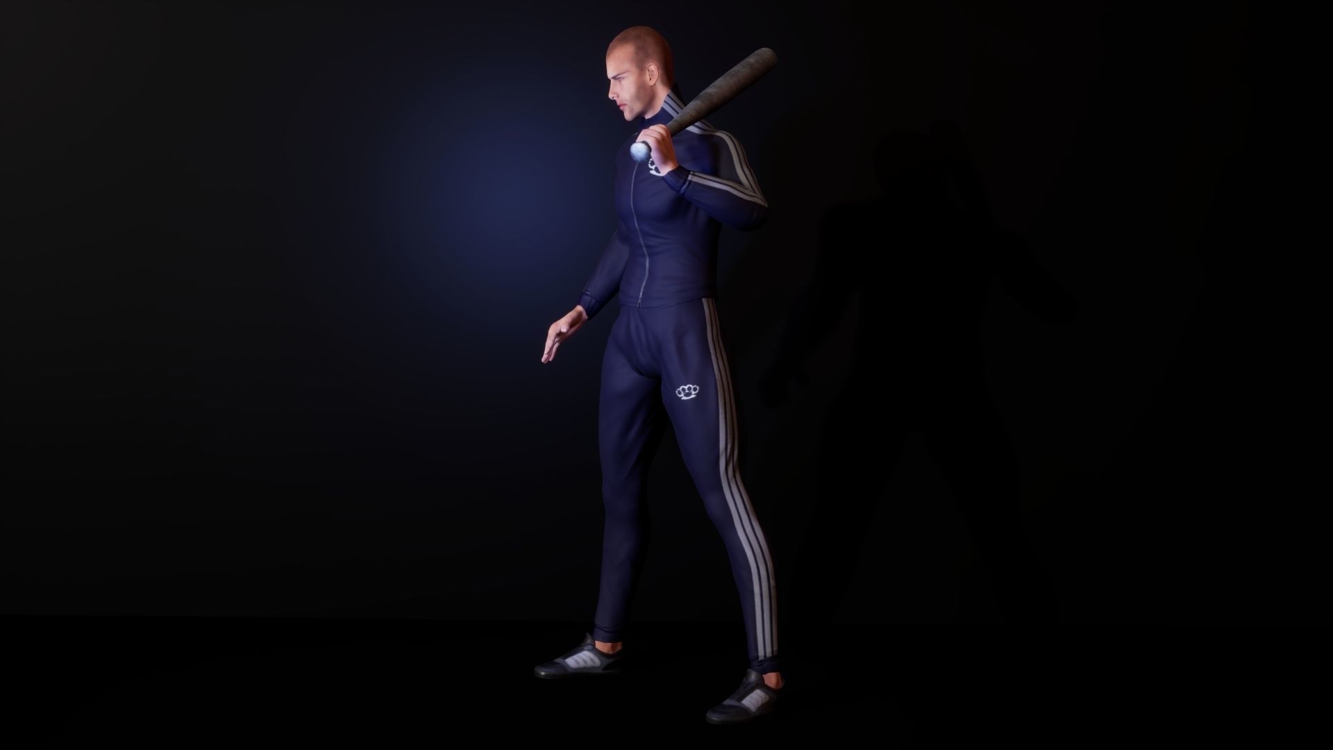 3D model 3d lowpoly character Hooligan thug VR / AR / low-poly | CGTrader