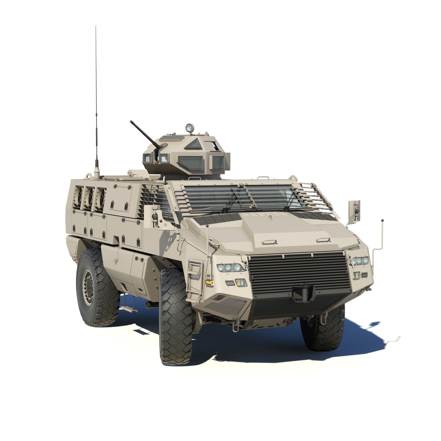 Mbombe 4x4 IFV 3D model animated | CGTrader