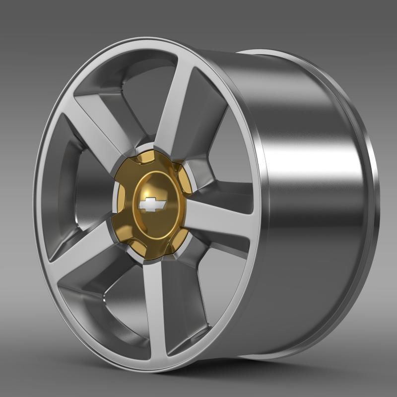 Chevrolet Suburban LTZ 2007 rim 3D model | CGTrader