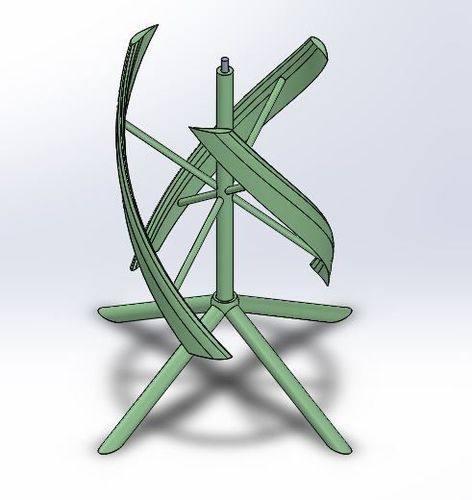 Darius windmill 3D model 3D printable | CGTrader