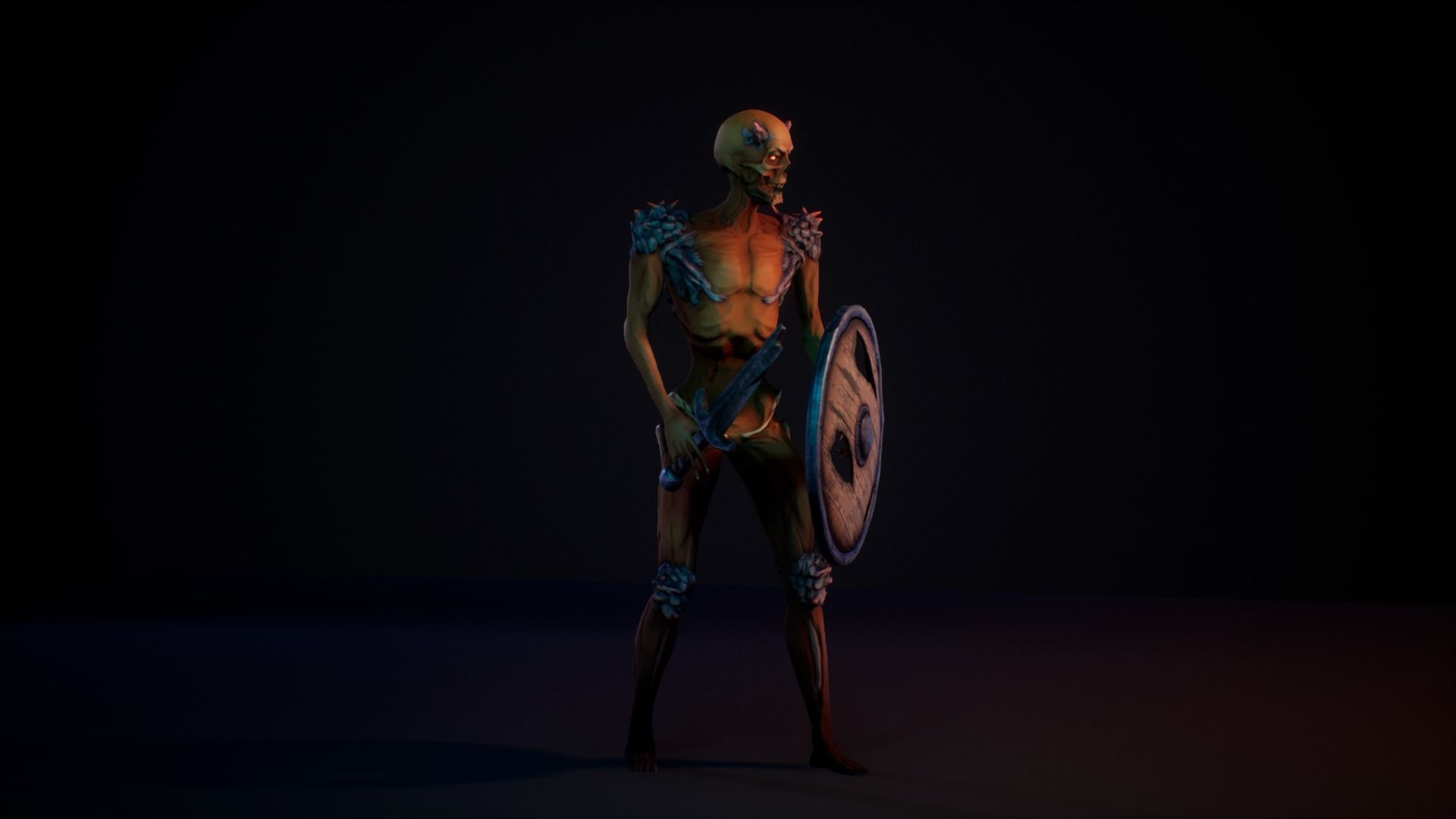 3D model Stylized demonic creature VR / AR / low-poly | CGTrader