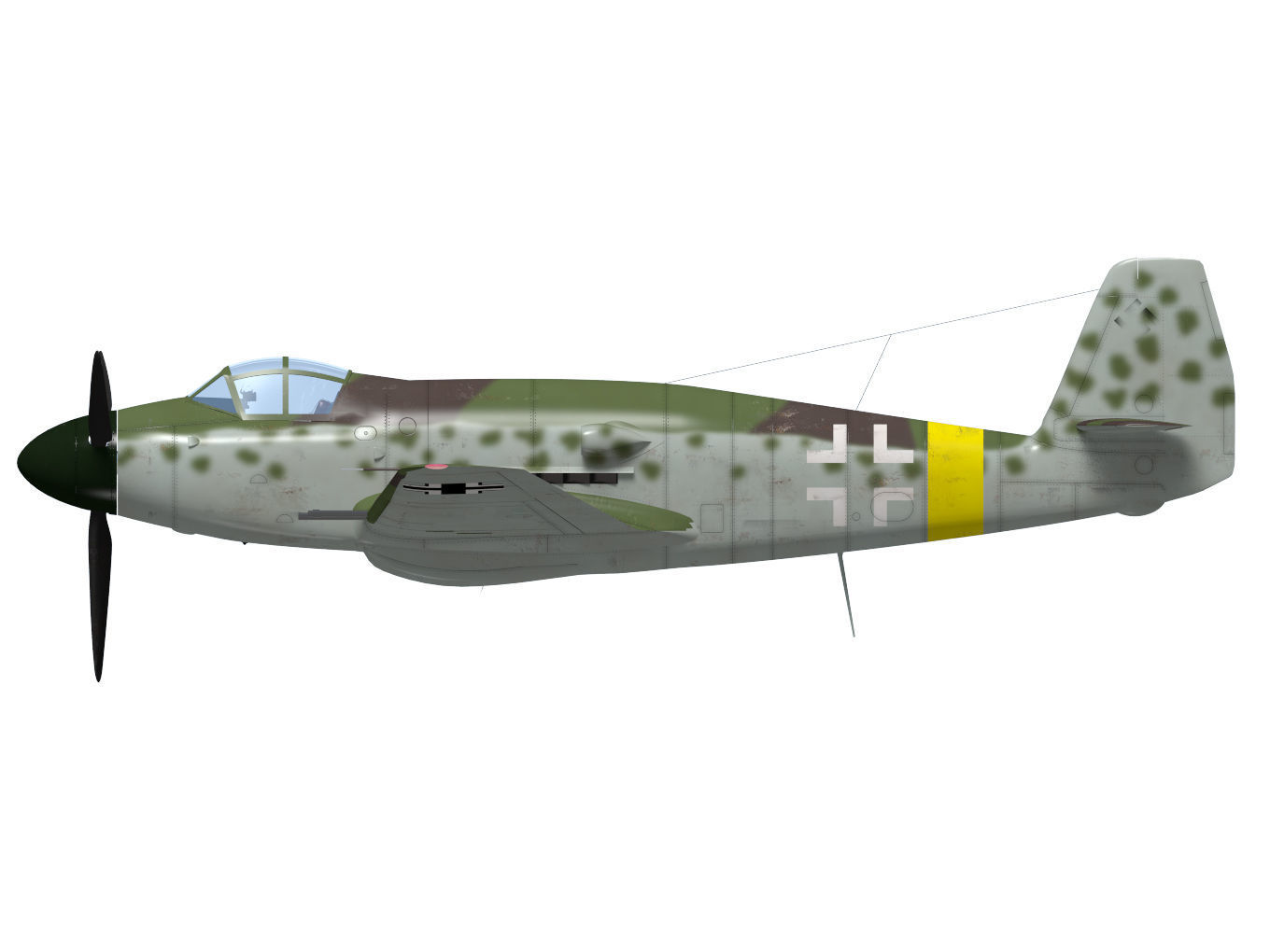Messerschmitt Me 509 3D model | CGTrader