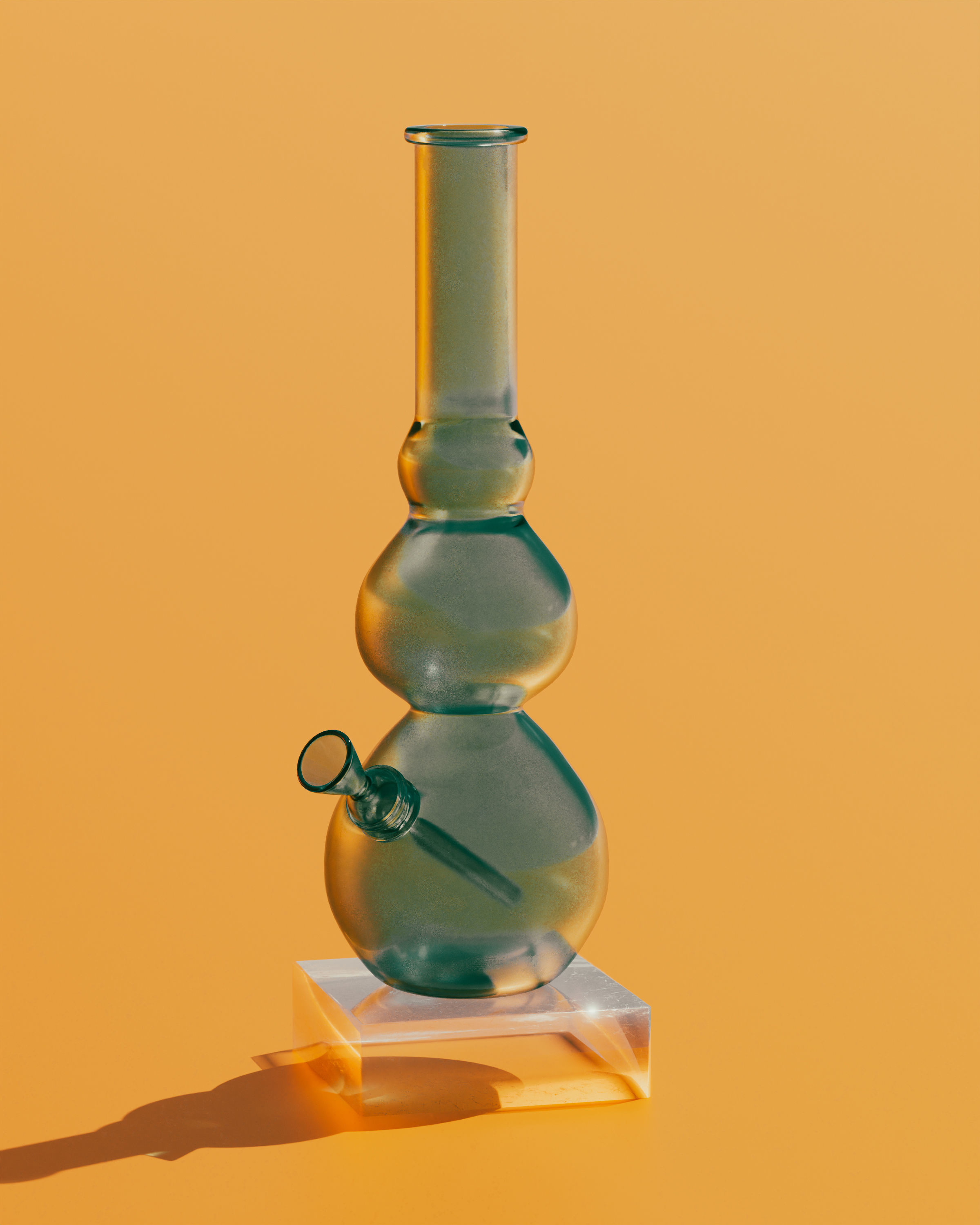 Cannabis Smoking Bong 3D model | CGTrader