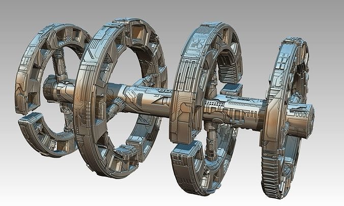 space equipment node 00123 3D model | CGTrader
