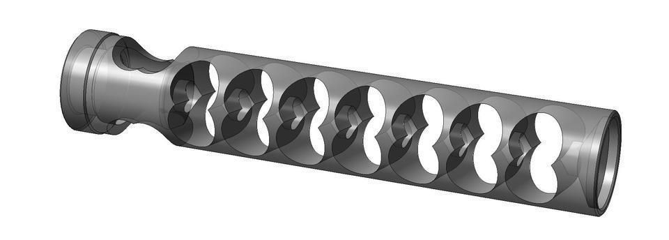 KSUZ M Suppressor based monocore free 3D model | CGTrader