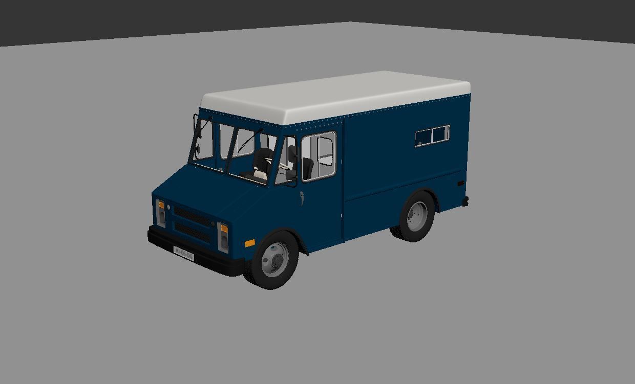 Step Van 3D model 3D model | CGTrader
