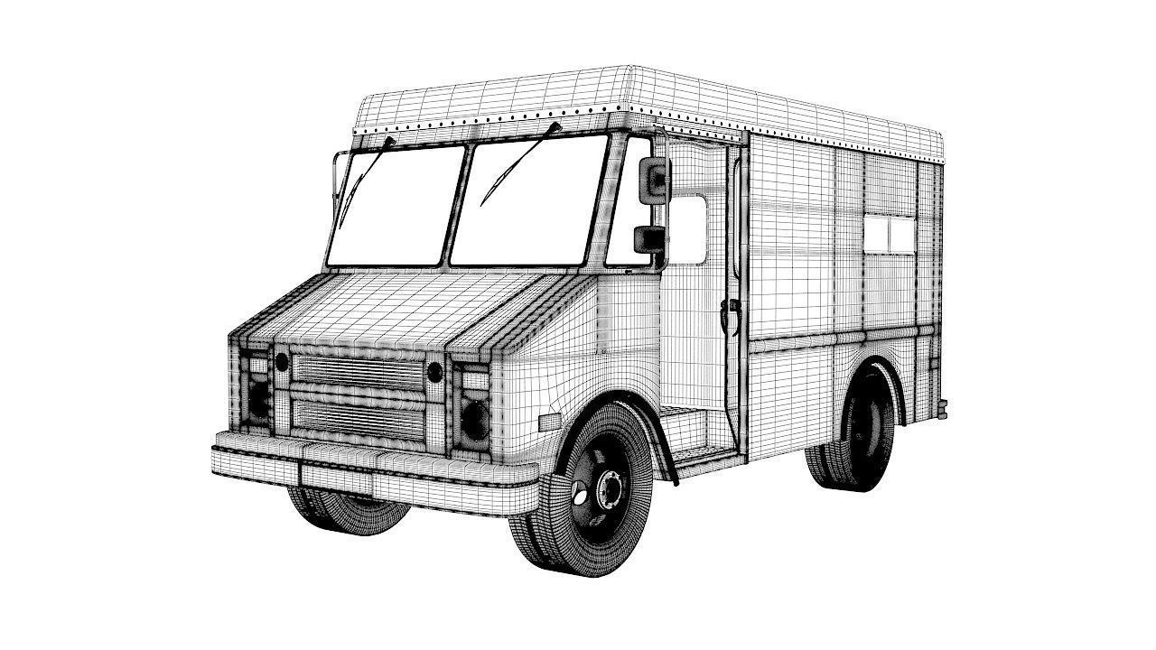 Step Van 3D model 3D model | CGTrader