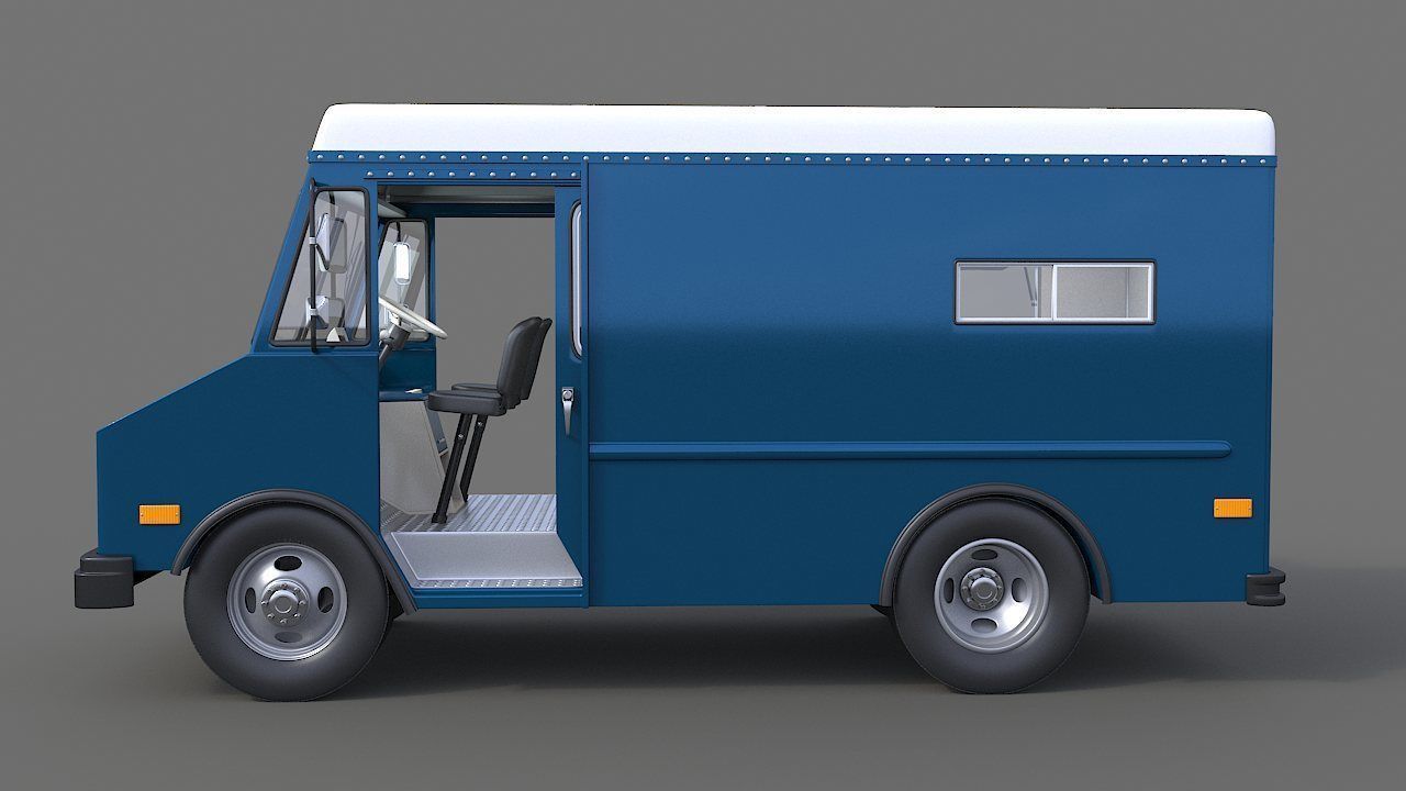 Step Van 3D model 3D model | CGTrader