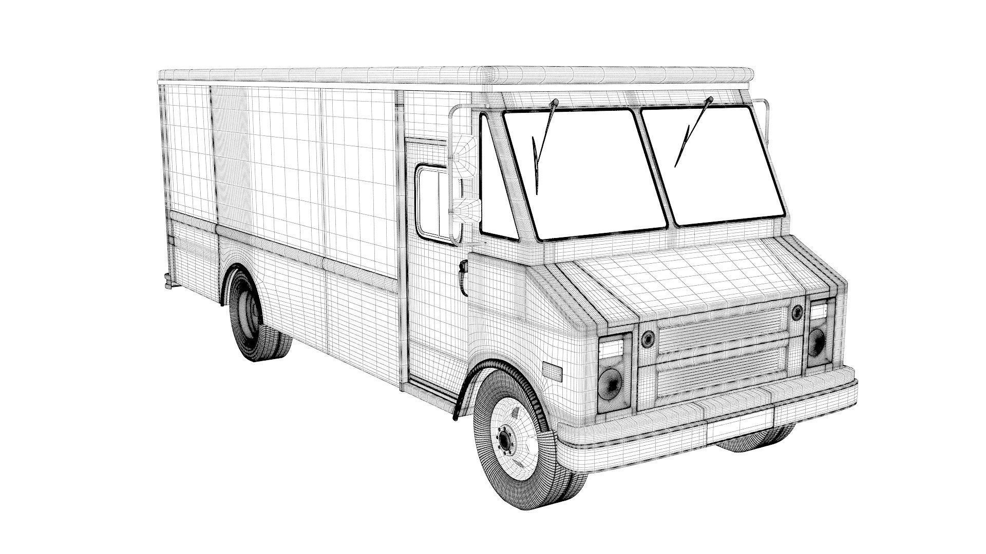 Step Van Truck 3D Model 3D model | CGTrader