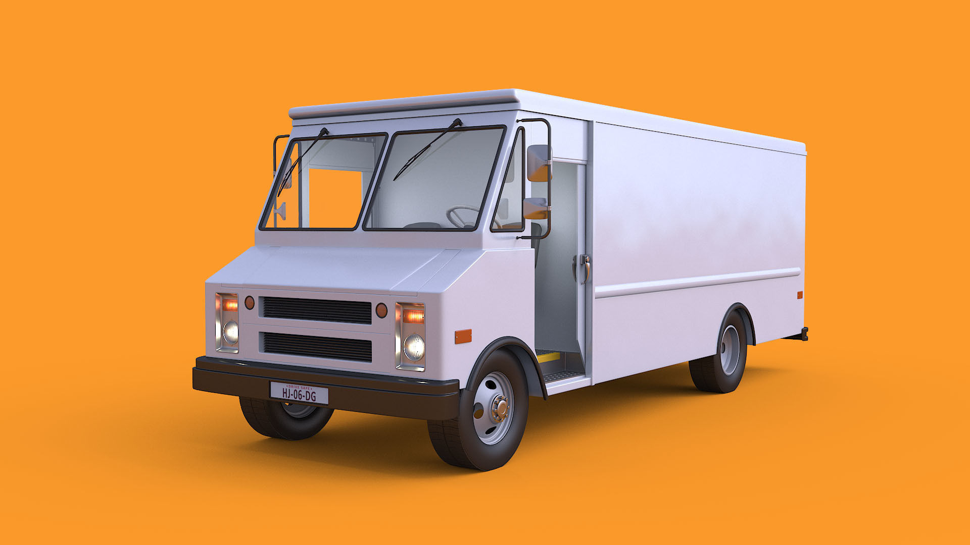 Step Van Truck 3D Model 3D model | CGTrader