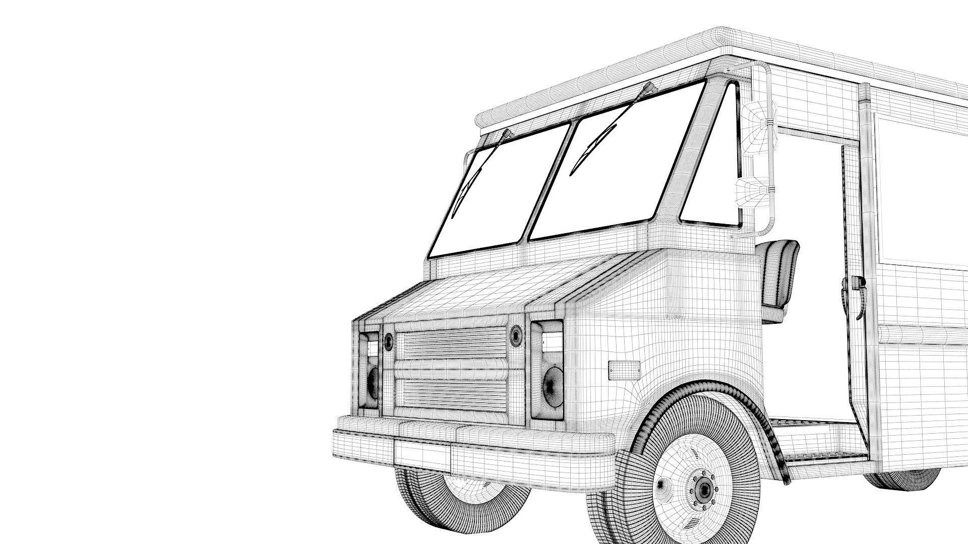 Step Van Truck 3D Model 3D model | CGTrader