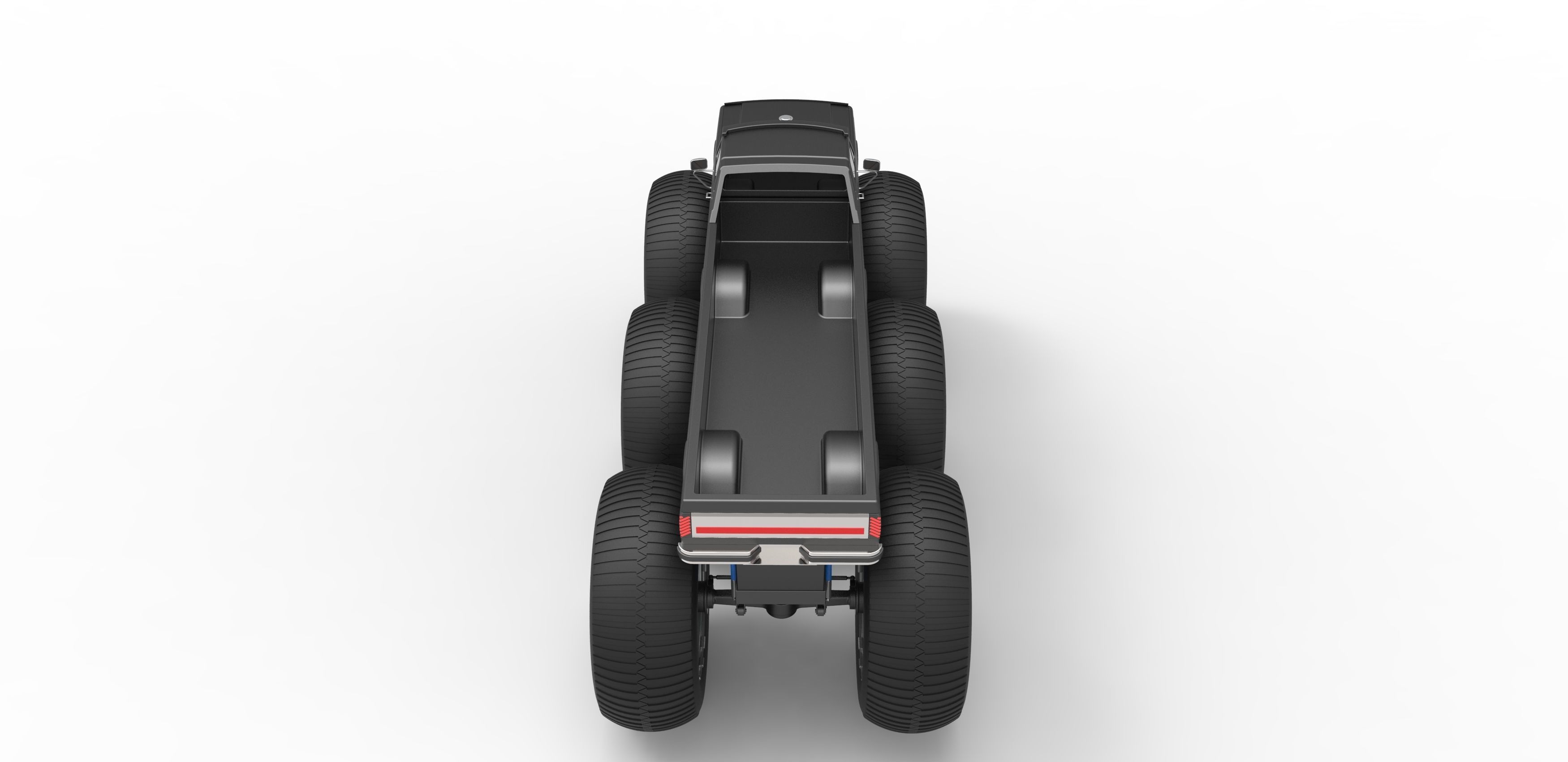 Monster Truck 6x6 concept 3D model | CGTrader