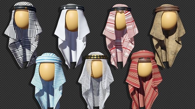 Arab Head Wear collection for all Arab cultures and classes - V2 free ...
