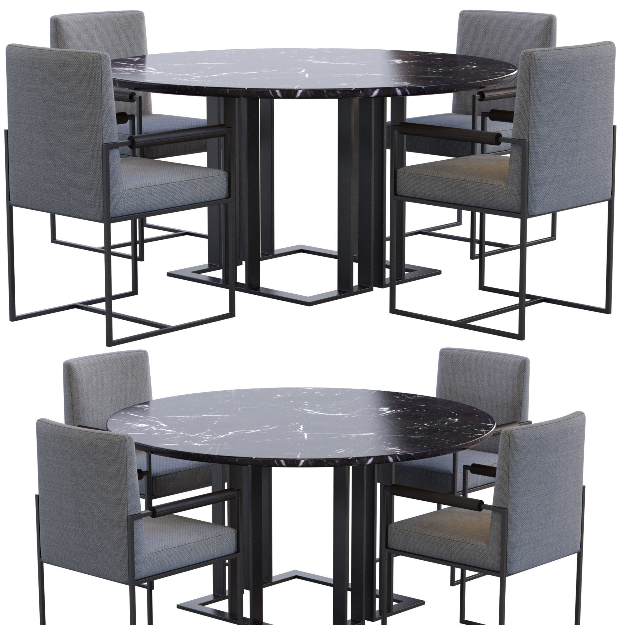 Charlie Table by Meridiani 3D model | CGTrader
