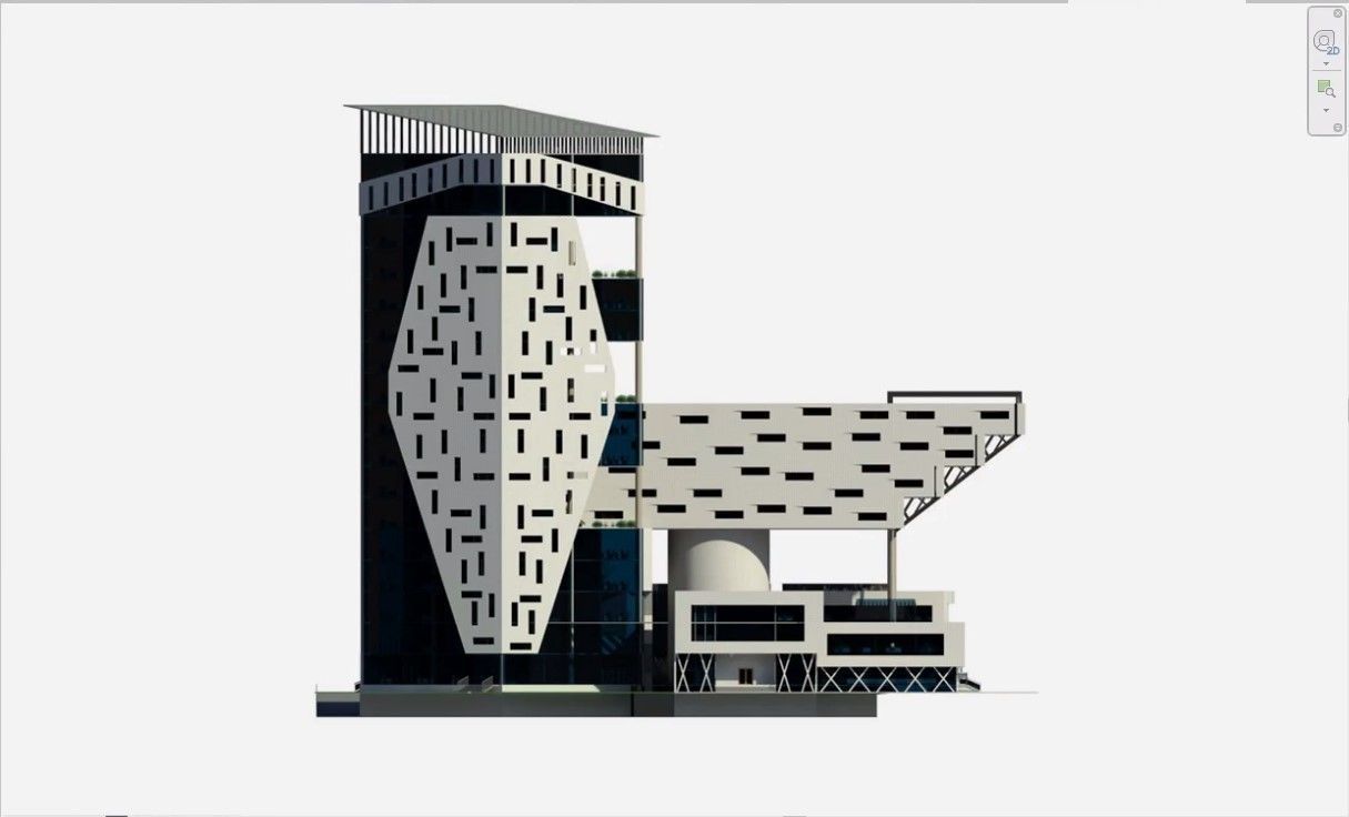 central bank compelete revit project 3D model | CGTrader