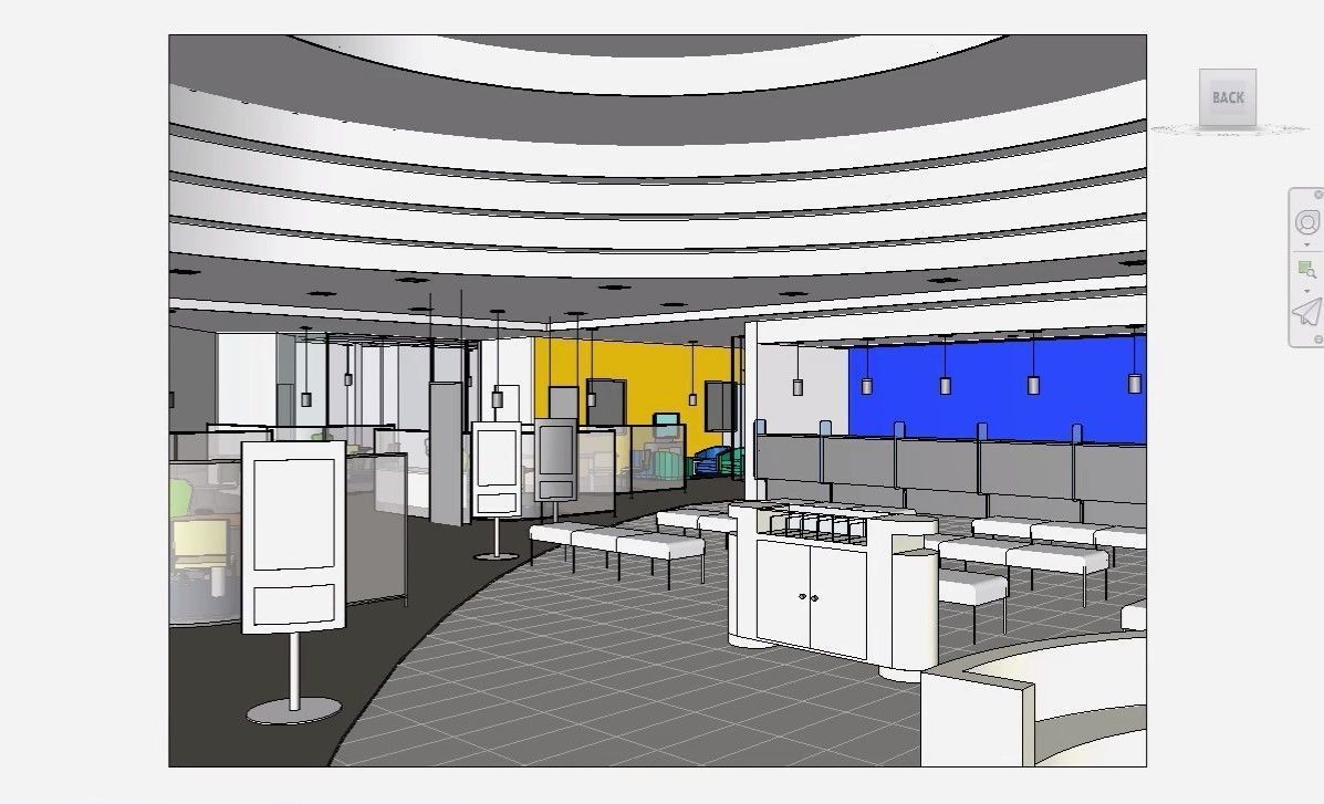 branch Bank compelete revit project 3D model | CGTrader