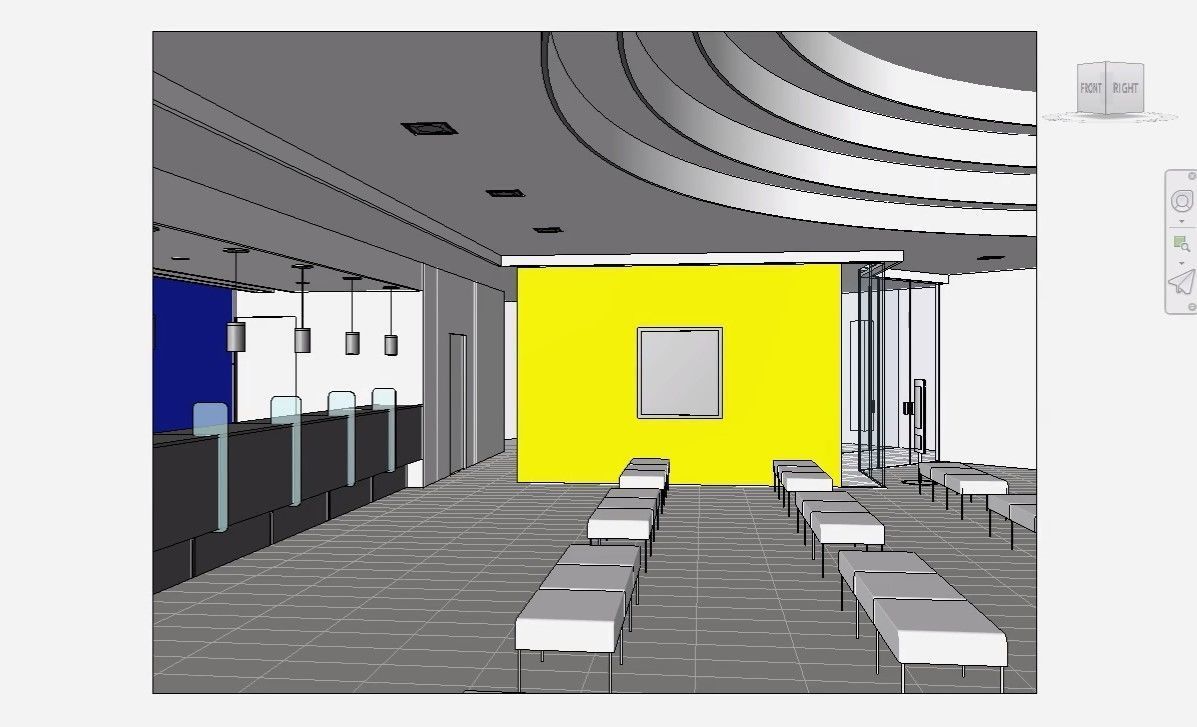 branch Bank compelete revit project 3D model | CGTrader