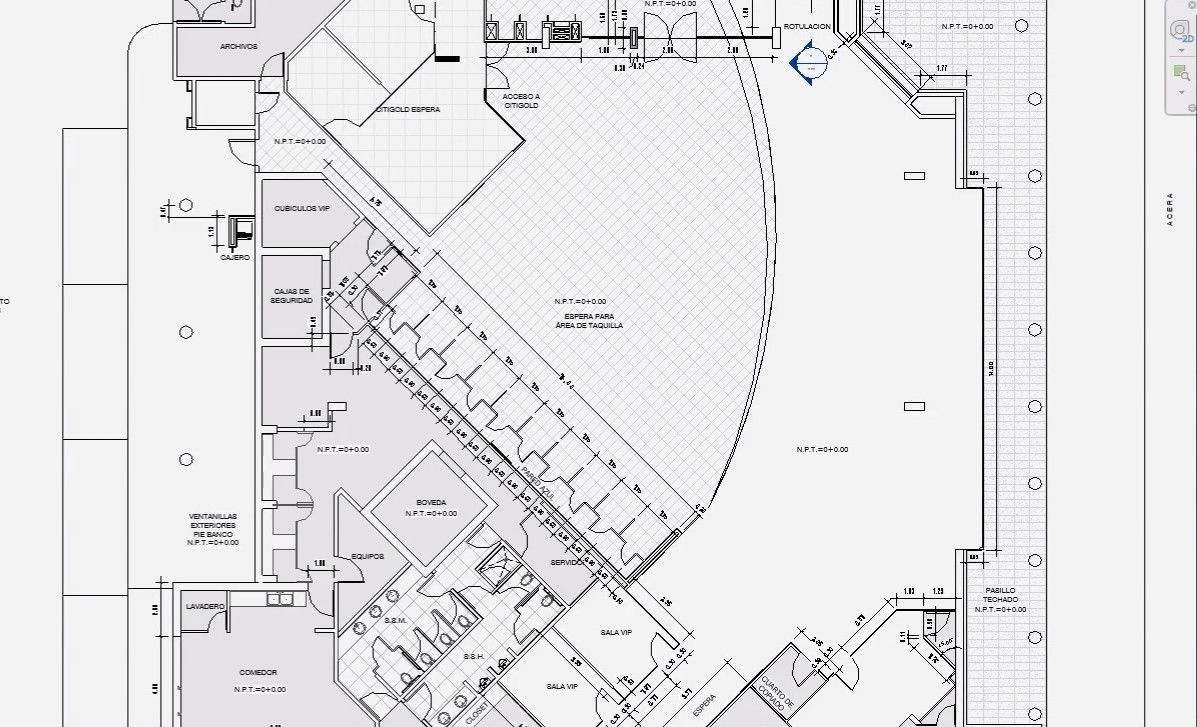 branch Bank compelete revit project 3D model | CGTrader