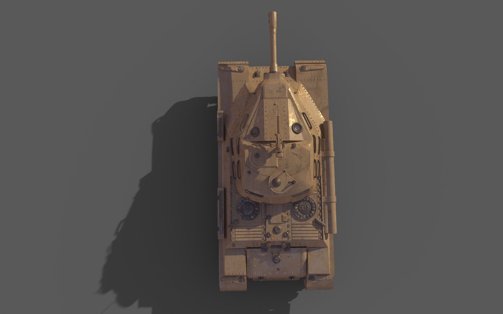 Tank-WW2 3D model | CGTrader