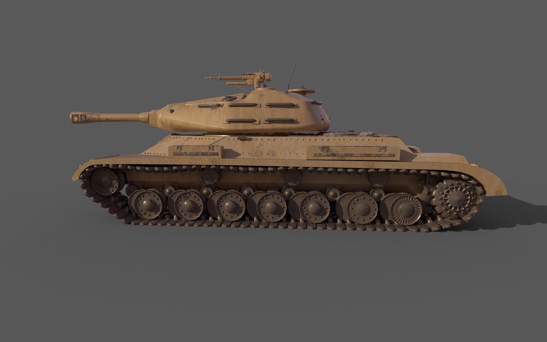 Tank-WW2 3D model | CGTrader