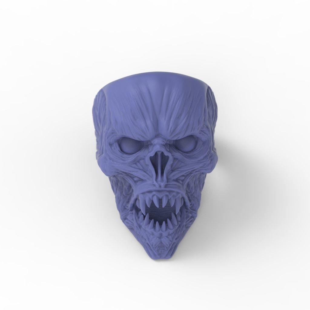 Ring Skull Vampire STL OBJ 3D model 3D printable | CGTrader
