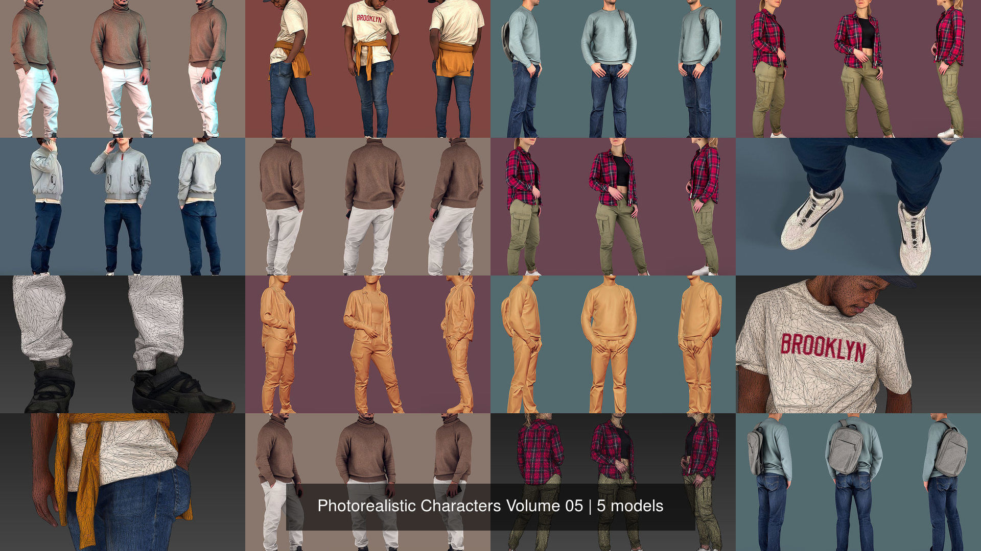 Photorealistic Characters Volume 05 3D Model Collection | CGTrader