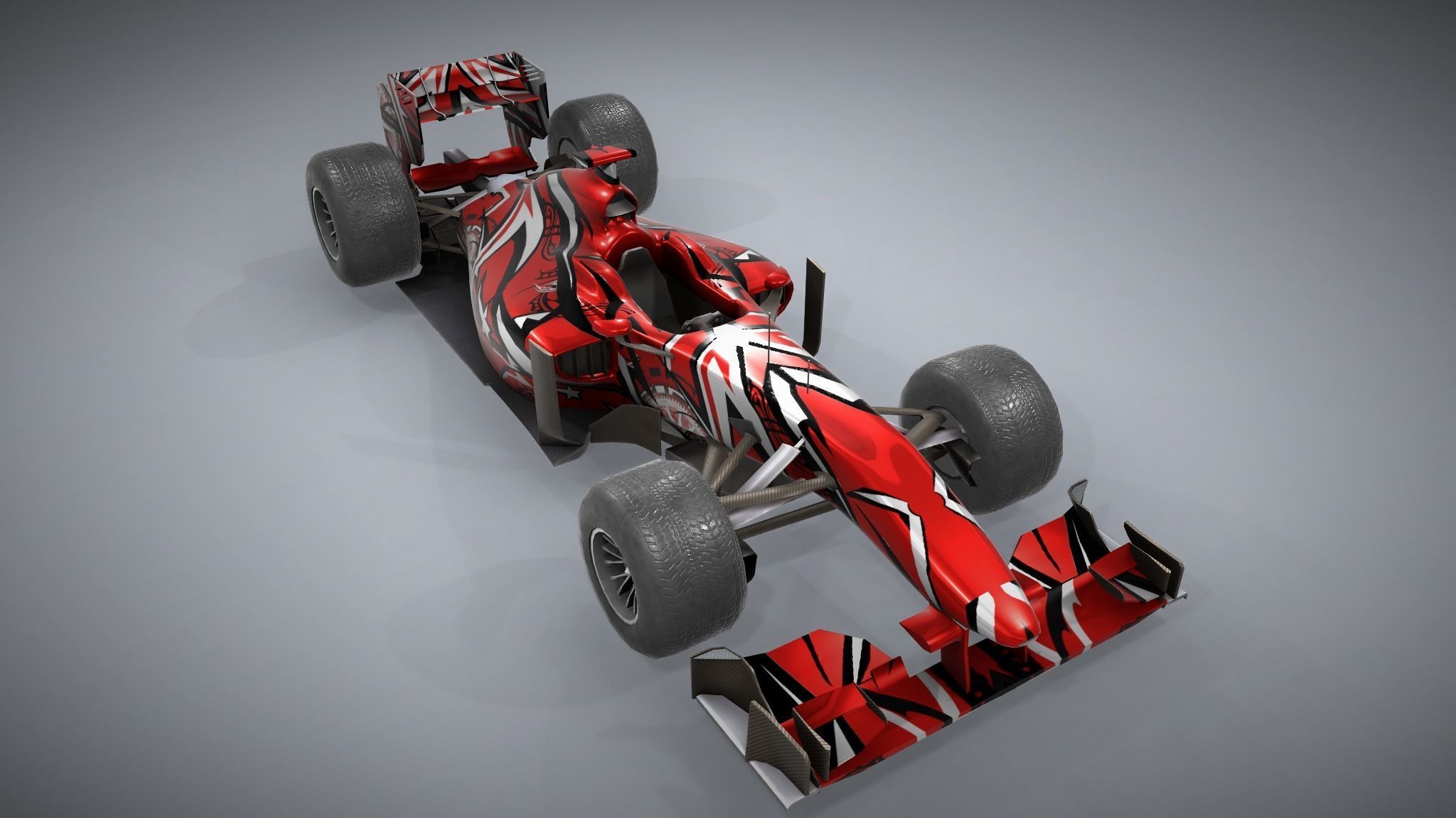 3D model F1 Racing Car Model 1 VR / AR / low-poly | CGTrader