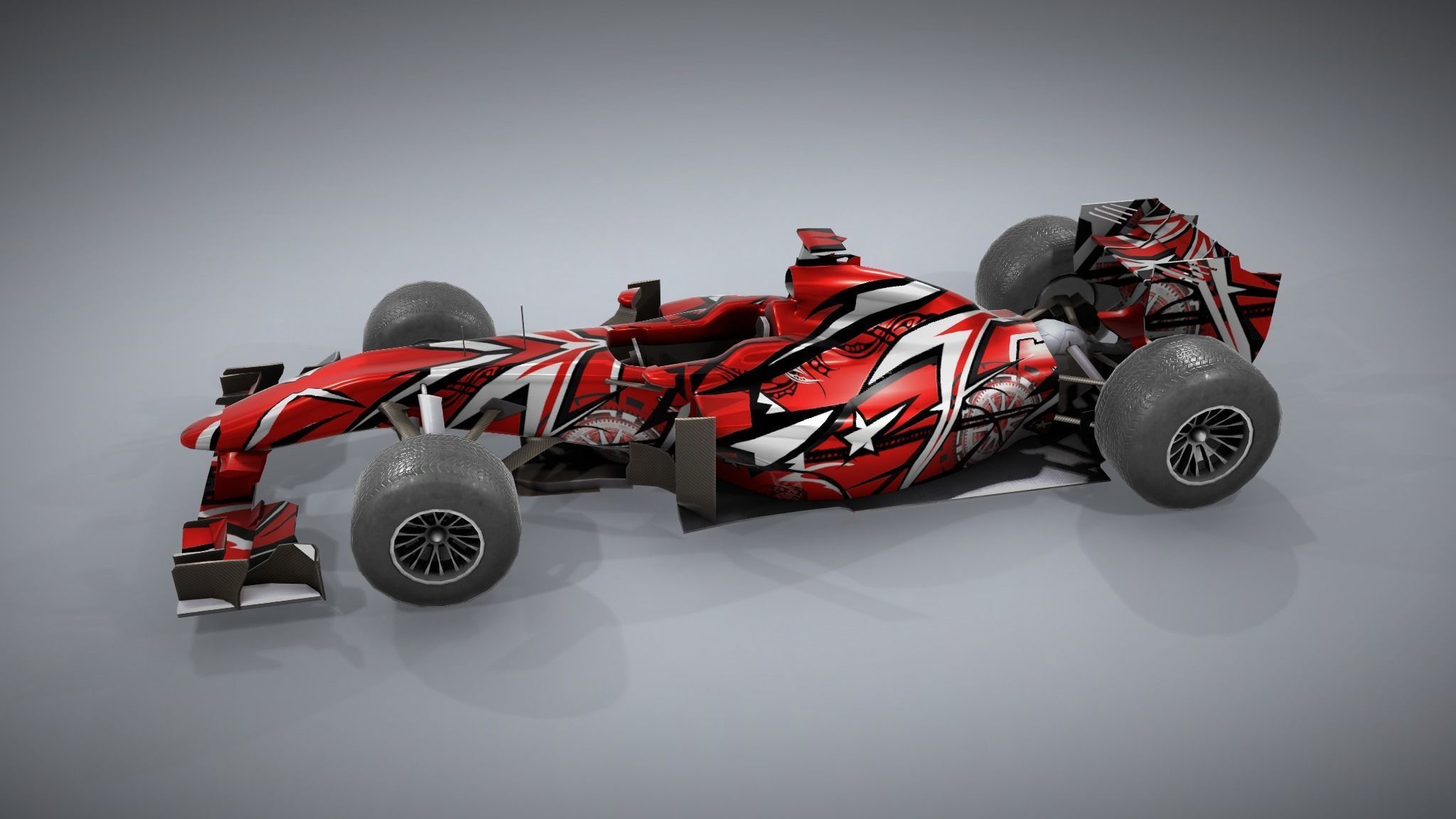 3D model F1 Racing Car Model 1 VR / AR / low-poly | CGTrader
