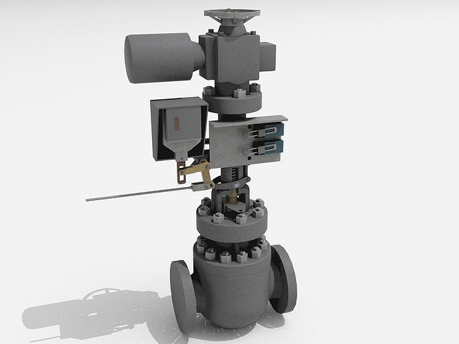 Industrial Gimpel Valve 3D model | CGTrader