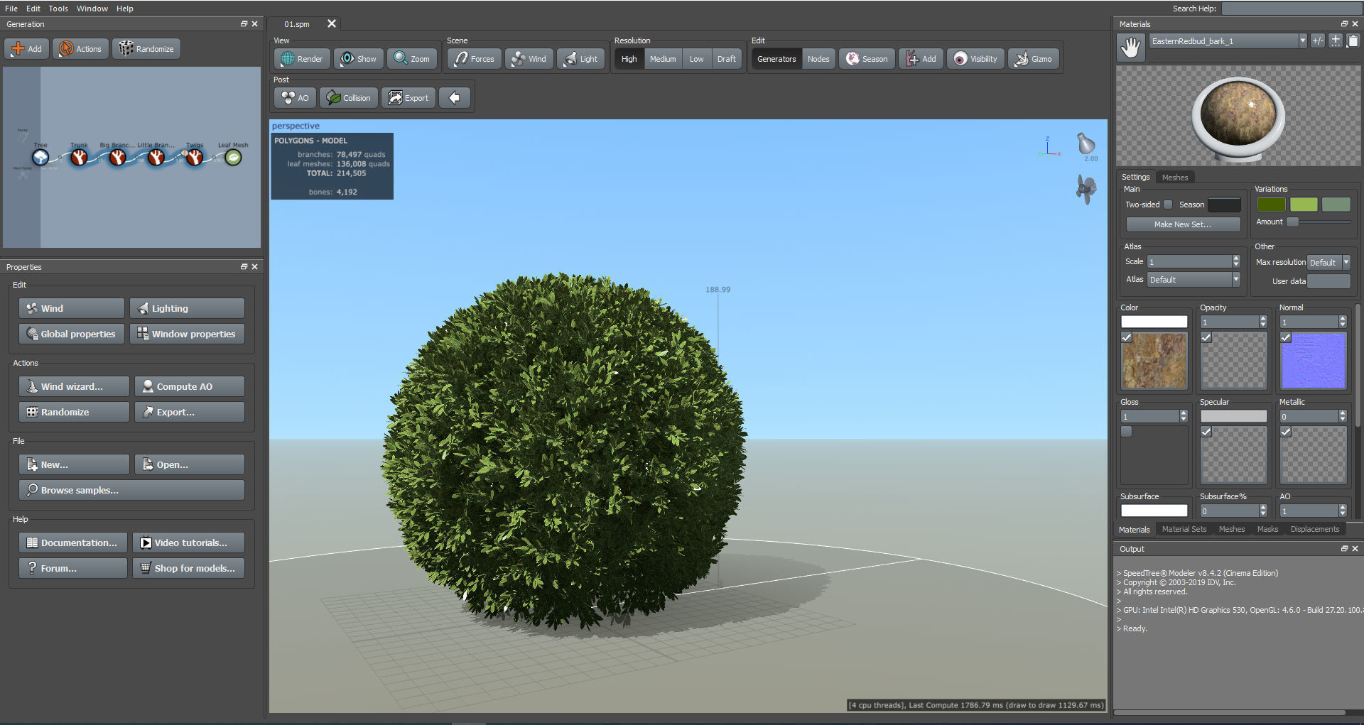 Spherical Bushes 3D model | CGTrader