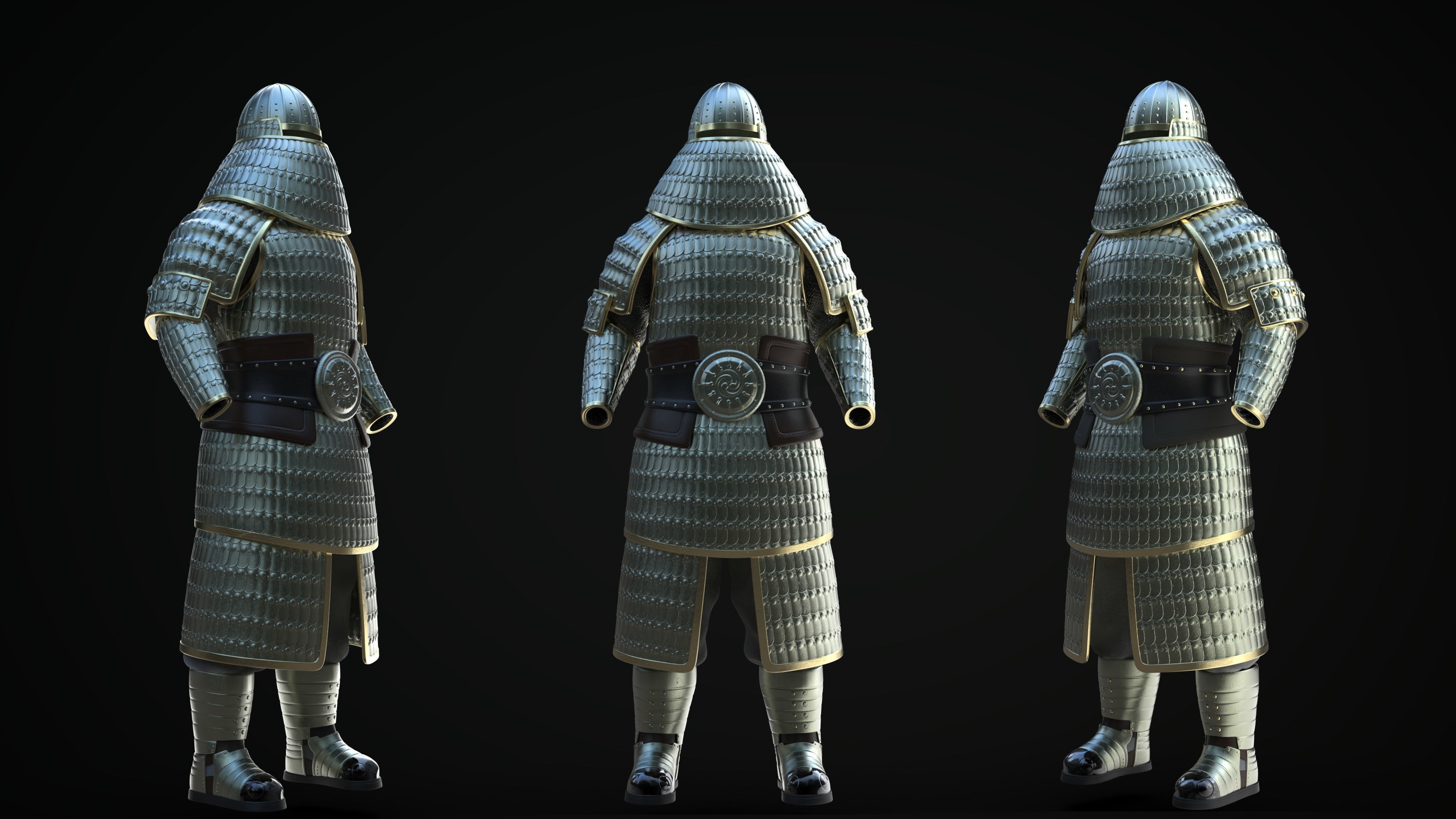 Song armor 3D model | CGTrader