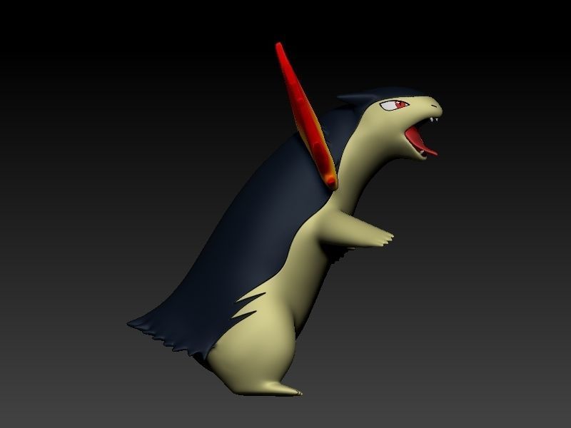 pokemon typhlosion 3D model 3D printable | CGTrader