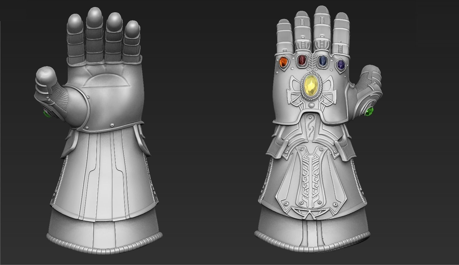Infinity Gauntlet 3D model | CGTrader
